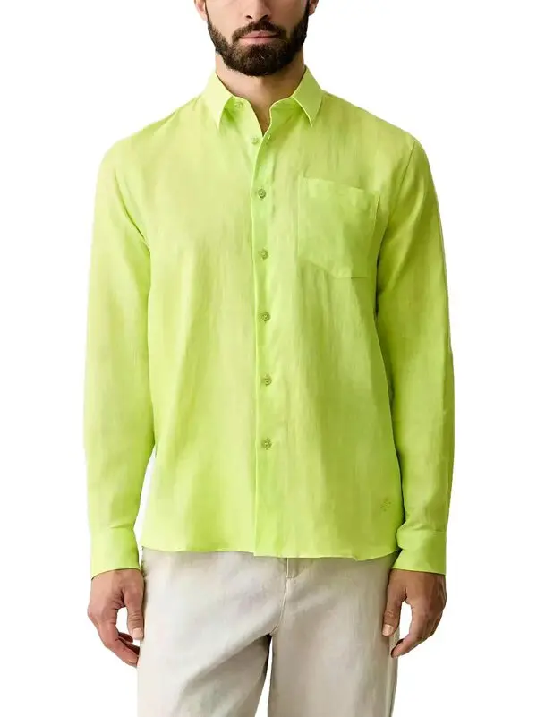 Vilebrequin Caroubis Chest-pocket Shirt - Green