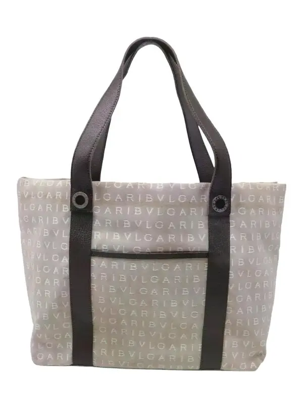 BVLGARI 2000-2010s Logo Mania Tote Bag - Neutrals