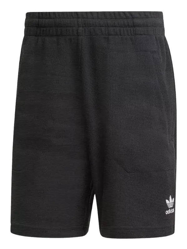 Adidas Logo-embroidered Shorts - Black