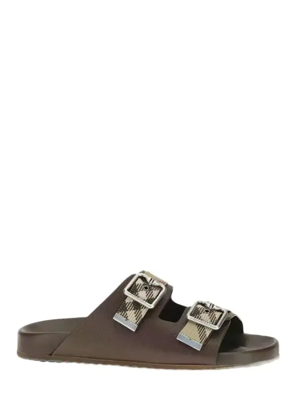 Burberry Urchin Buckle-strap Sandals - Brown