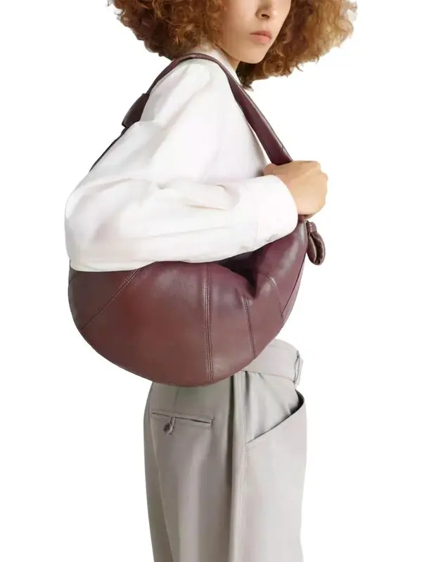 LEMAIRE Croissant Leather Shoulder Bag - Red