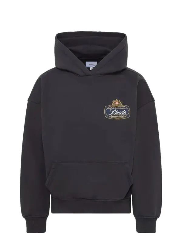 Rhude Safari Crest Hoodie - Black