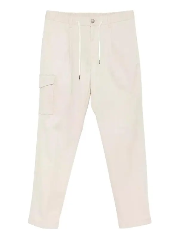 Herno Drawstring-waistband Cargo-pocket Trousers - Neutrals
