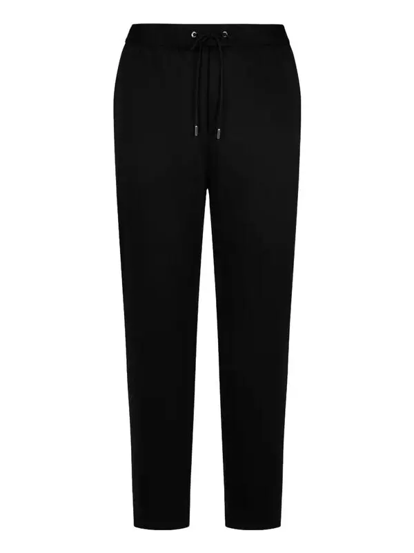 Moncler Logo-patch Drawstring Trousers - Black