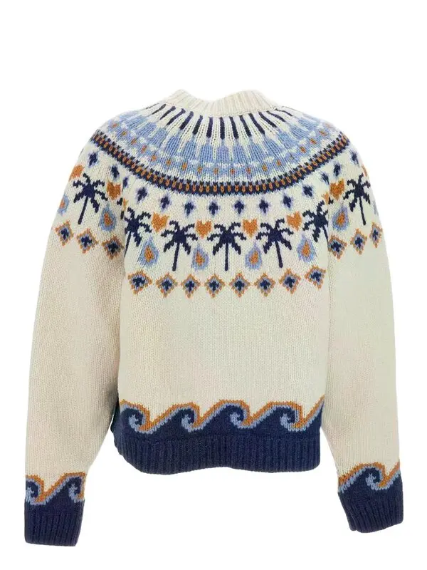 Alanui Jacquard-knit Sweater - Neutrals