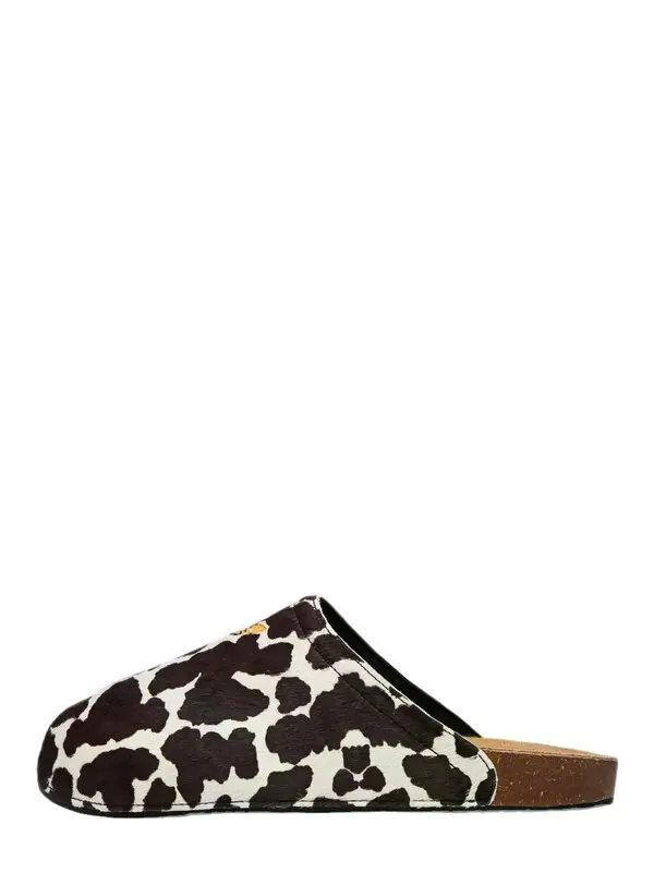 Adidas Adimule Cow-print Mules - Black