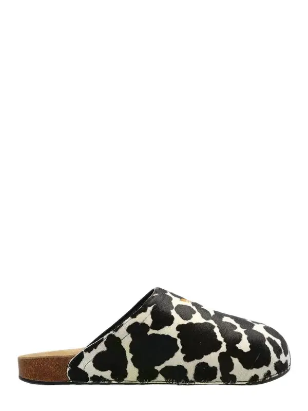 Adidas Adimule Cow-print Mules - Black