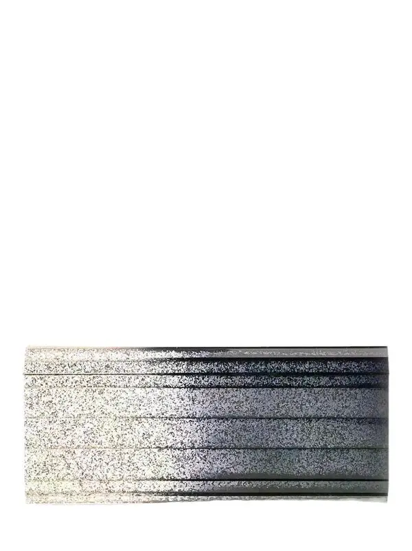 JIMMY CHOO Sweetie Glitter-effect Clutch Bag - Silver