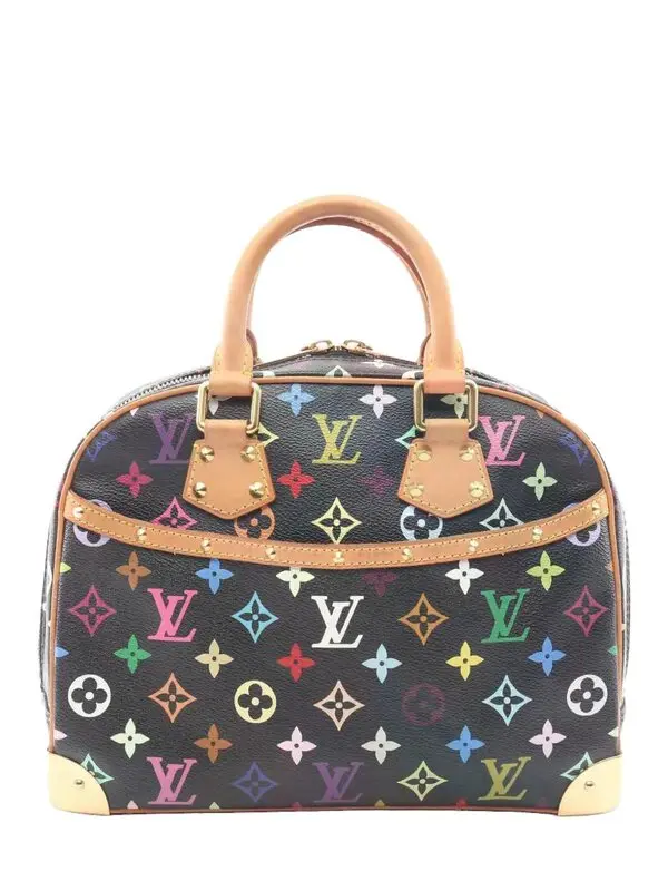 LOUIS VUITTON 2005 Trouville Monogram Tote Bag - Black