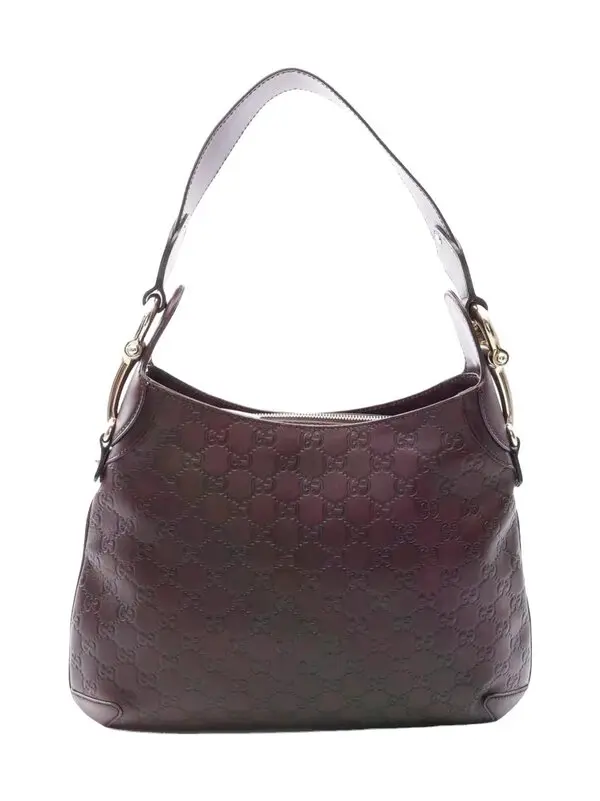 Gucci 2000-2015 Guccissima Horsebit Creole Hobo Bag - Brown
