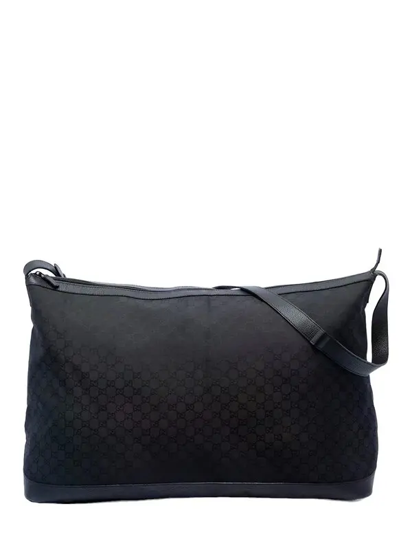 Gucci 2016-2026 Xl Gg Nylon Travel Bag - Black