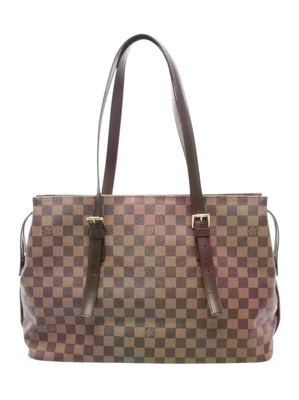 LOUIS VUITTON Damier Ebene Chelsea Shoulder Bag - Brown