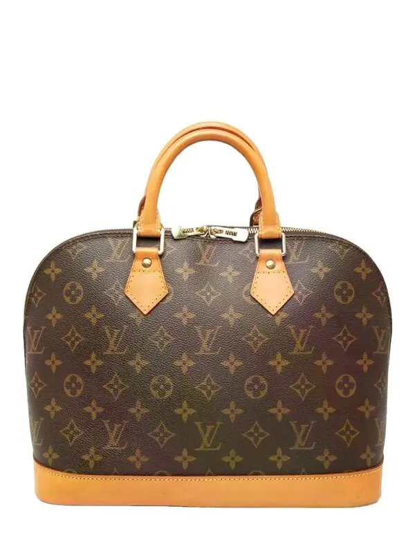 LOUIS VUITTON 1998 Monogram Alma Pm Handbag - Brown
