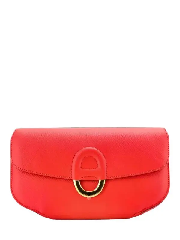 Hermès Cherche Midi Epsom Clutch Bag - Red