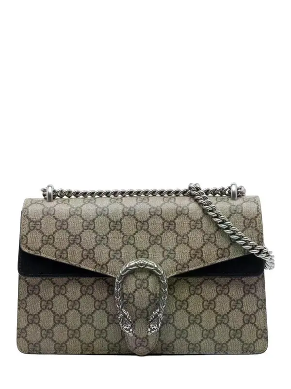 Gucci 2016-2026 Medium Gg Supreme Dionysus Shoulder Bag - Neutrals