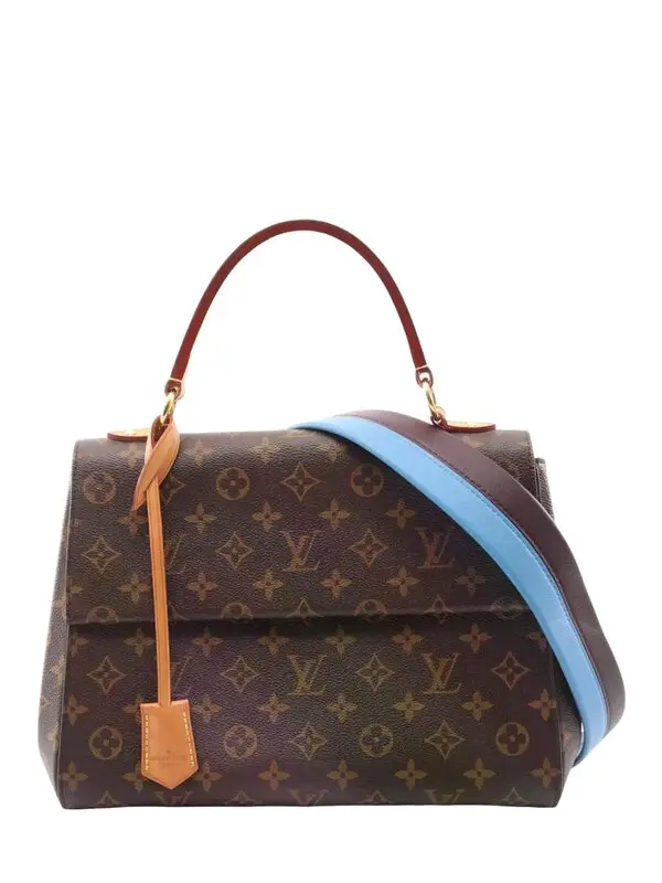 LOUIS VUITTON 2018 Monogram Cluny Mm Satchel - Brown