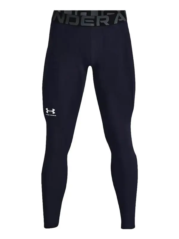 Under Armour Heatgear Logo-print Leggings - Blue