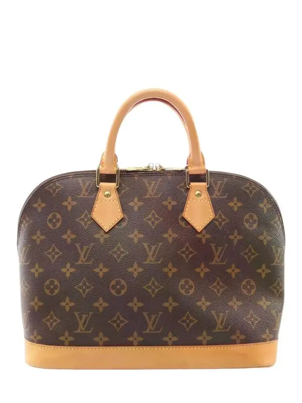 LOUIS VUITTON 1998 Monogram Alma Pm Handbag - Brown
