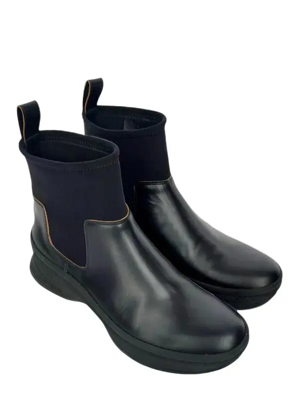 JIL SANDER Chelsea Ankle Boots - Black