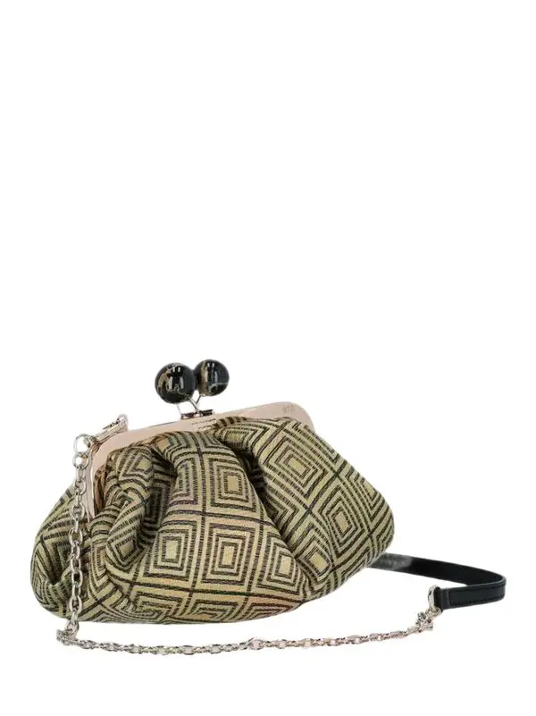 Max Mara Pasticcino Geometric-pattern Shoulder Bag - Neutrals