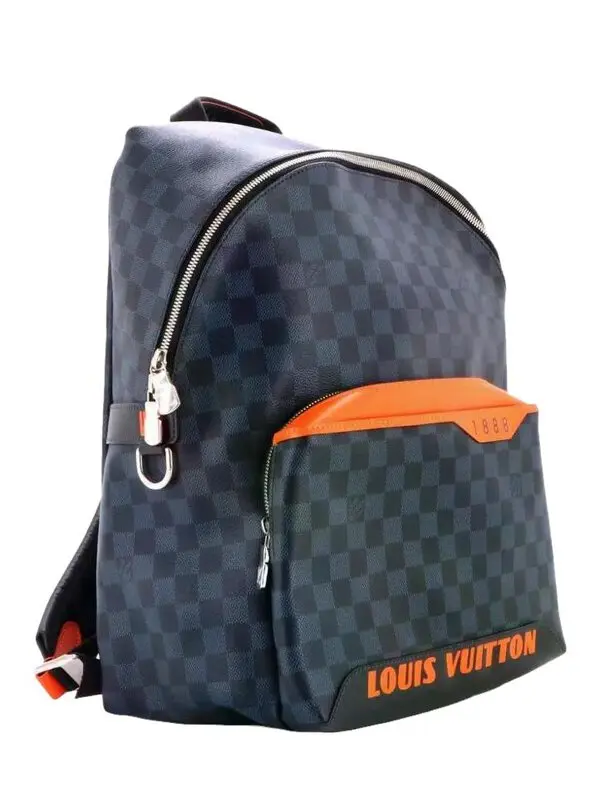 LOUIS VUITTON Discovery Limited Edition Damier Cobalt Race Pm Backpack - Blue