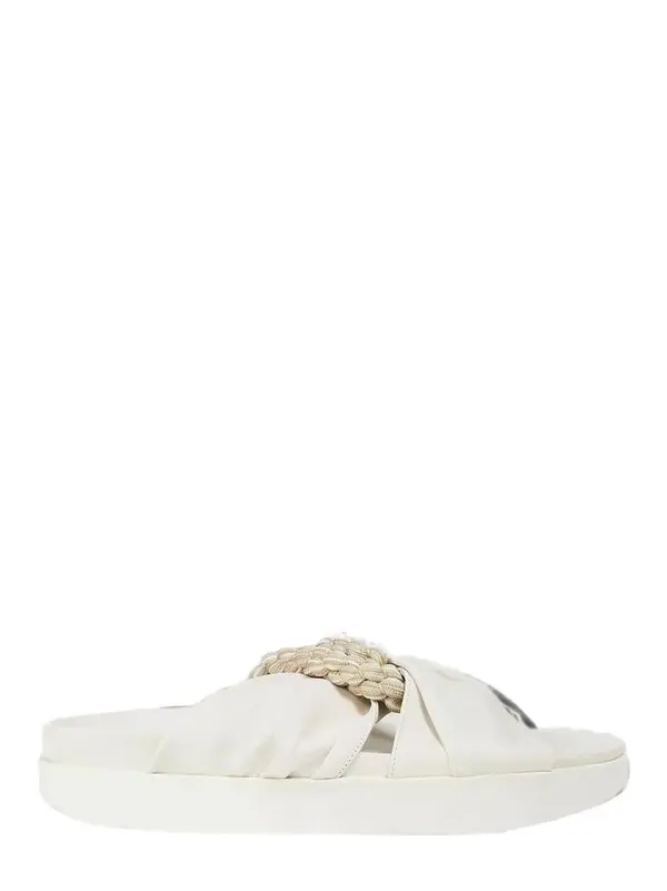 Zimmermann Twisted Cord Leather Sandals - Neutrals