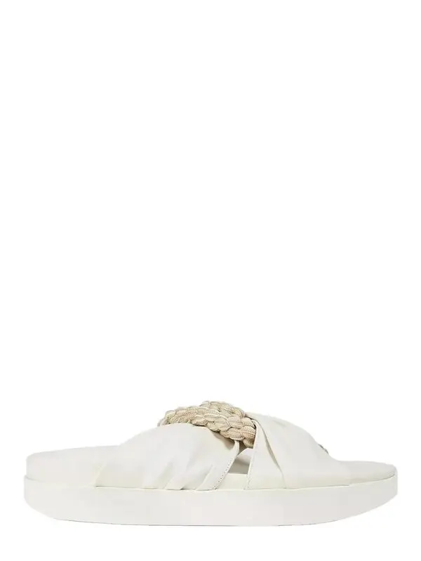 Zimmermann Twisted Cord Leather Sandals - Neutrals