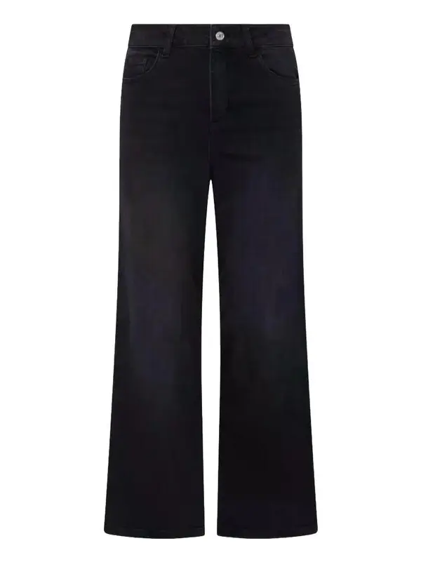 Liu Jo Cropped Flare Pants - Black