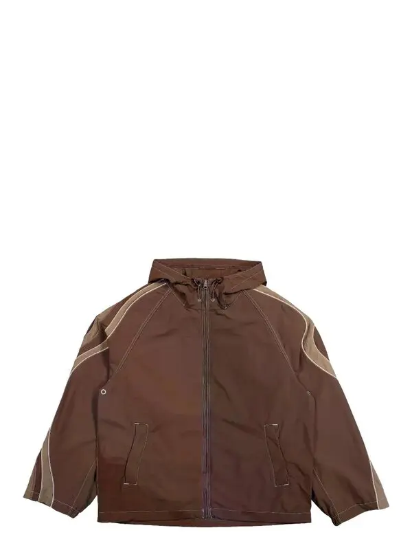 ERL Ufo Paneled Track Jacket - Brown