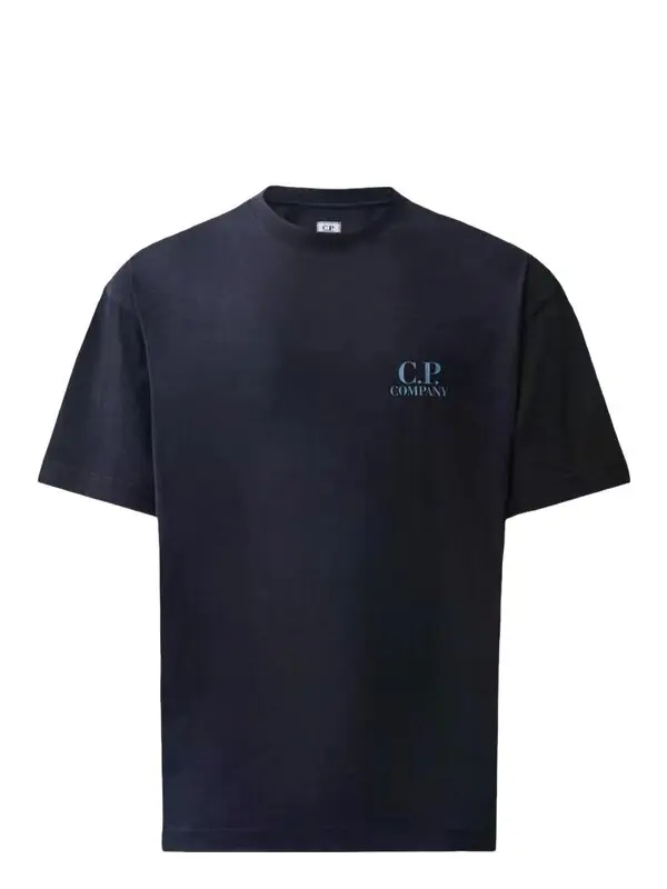 C.P. COMPANY Logo-print T-shirt - Blue