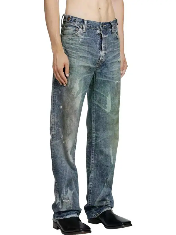 Mastercraft Union Distressed Relaxed-fit Jeans - Blue