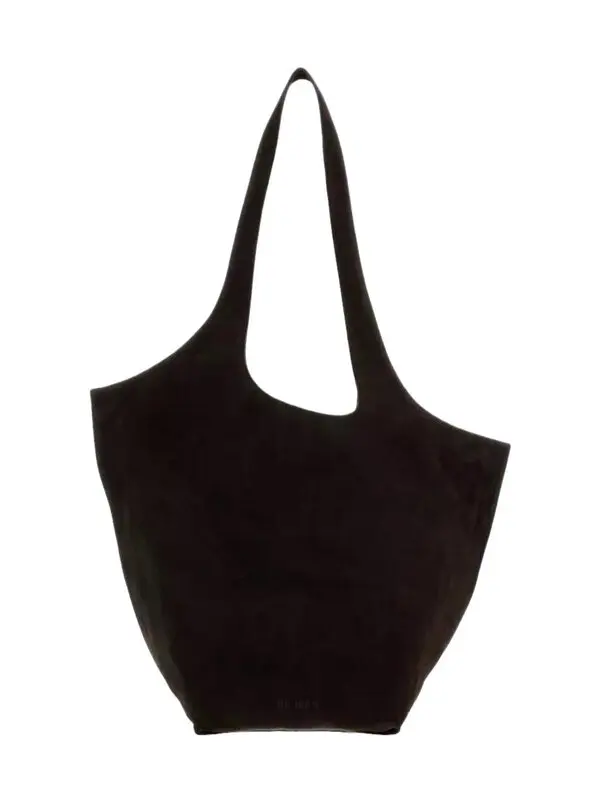 Attico Le Scoop Calf Suede Tote Bag - Brown