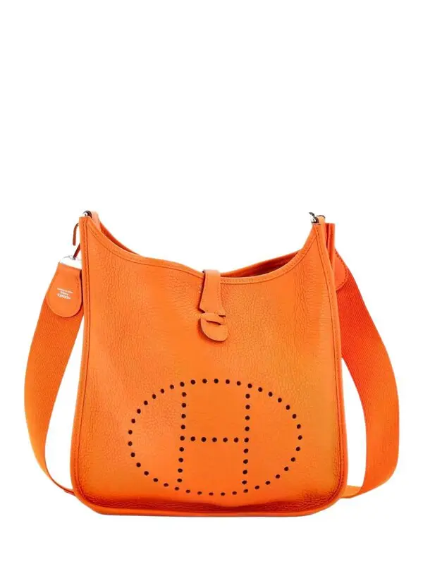 Hermès Evelyne Bag Gen Iii Clemence Pm Crossbody Bag - Orange