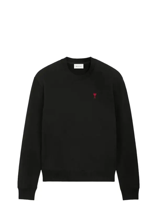 AMI Paris De Coeur Sweatshirt - Black
