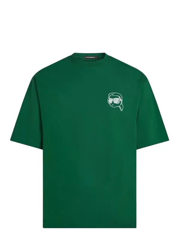 Karl Lagerfeld Ikon T-shirt - Green