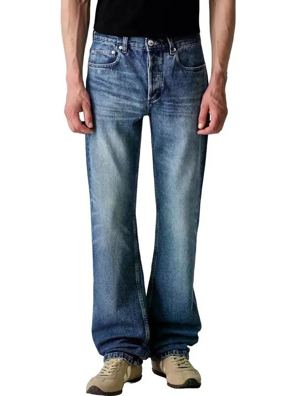 A.p.c. Rescue Faded-effect Jeans - Blue
