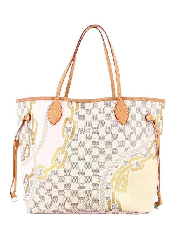 LOUIS VUITTON Neverfull Nm Limited Edition Nautical Damier Mm Tote Bag - Multicolour
