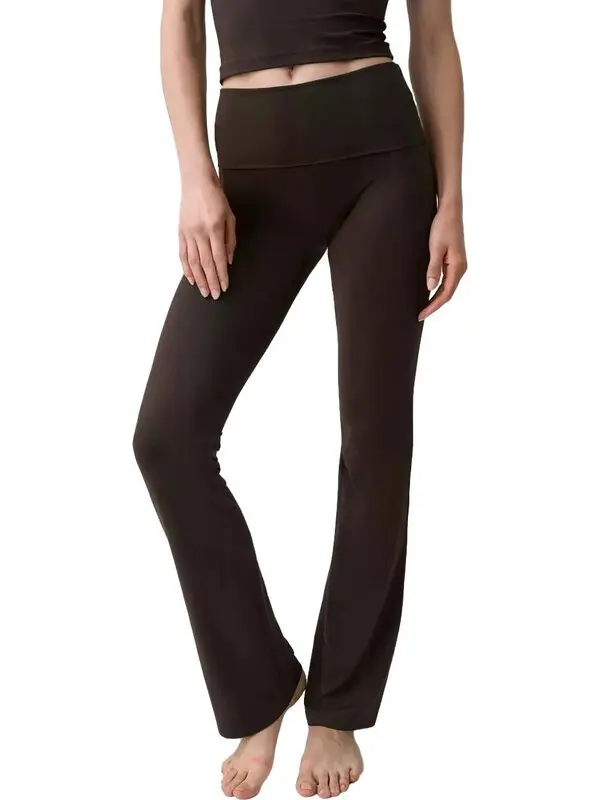 Guess Flare Track Pants - Brown