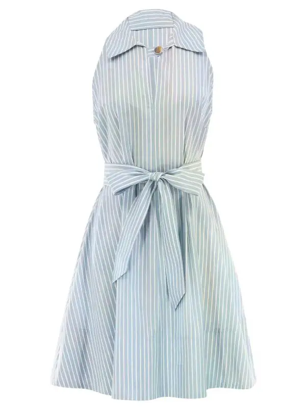 Veronica Beard Florenz Mini Dress - Blue
