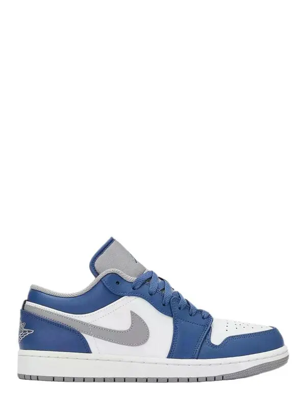 JORDAN 1 Low True Leather Sneakers - Blue