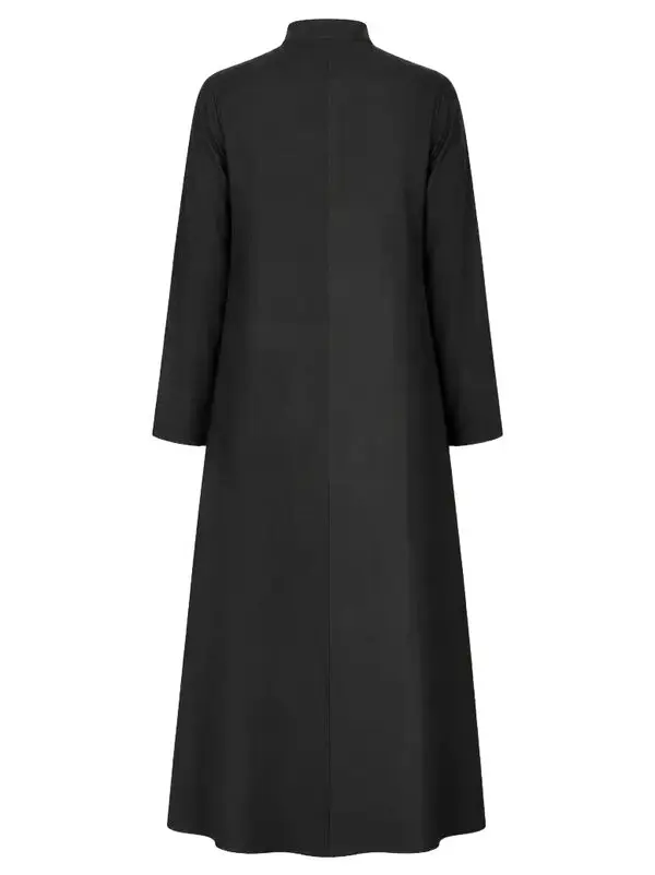 Ter Et Bantine Band-collar Midi Dress - Black
