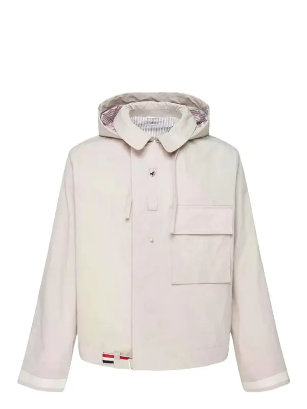 Thom Browne Mariner Hooded Jacket - Neutrals