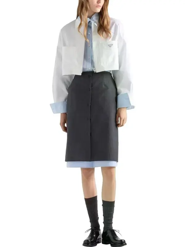 Prada Chino Blouson Jacket - White