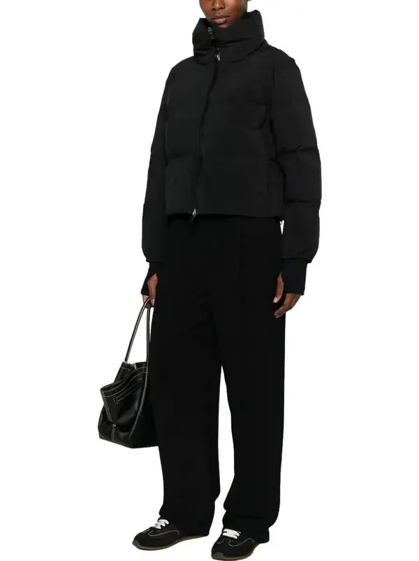 Herno Quilted High-neck Jacket - Black
