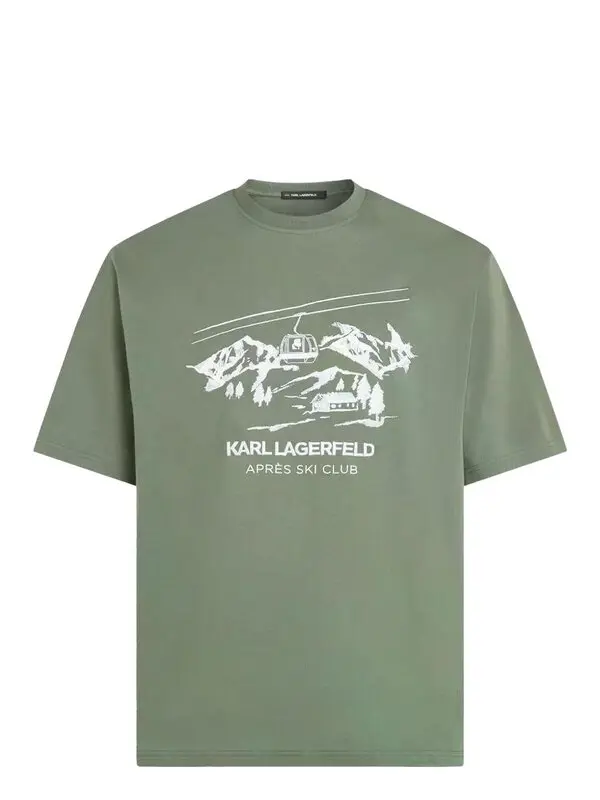Karl Lagerfeld Après Ski Club T-shirt - Green