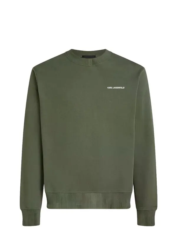 Karl Lagerfeld Rue St-guillaume Regular‑fit Sweatshirt - Green