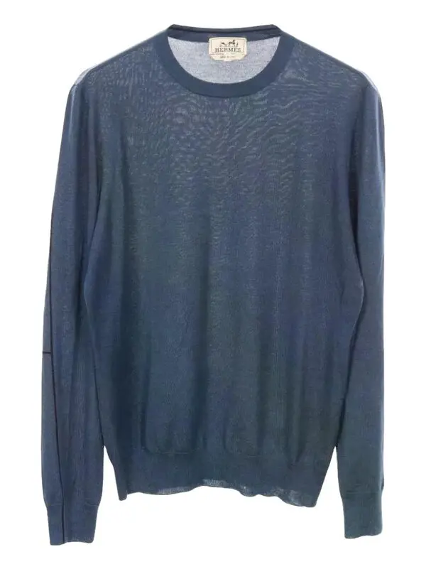 Hermès Logo Sweater - Blue