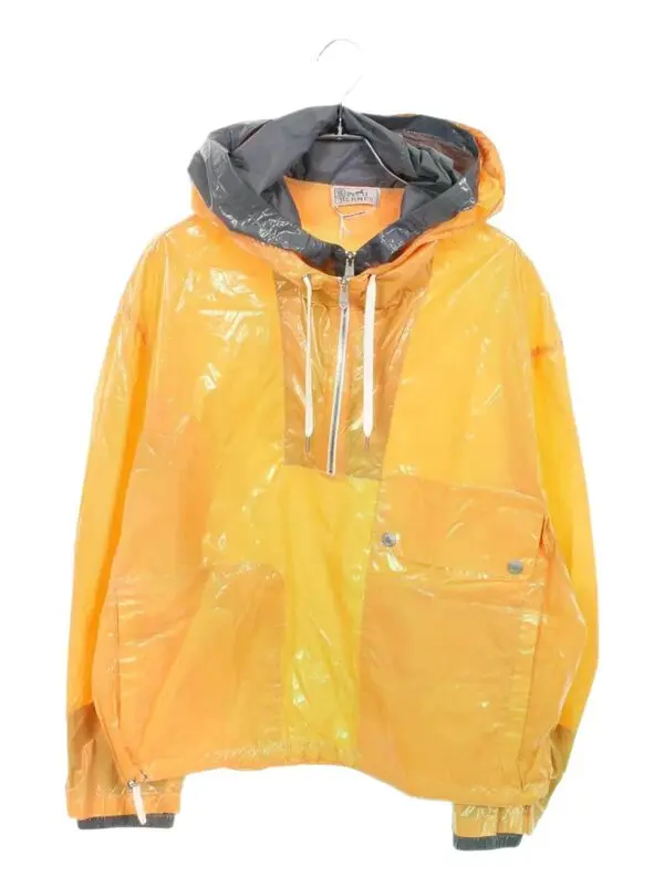Hermès Glossy Half-zip Anorak - Orange