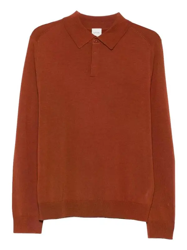 Paul Smith Long-sleeve Polo Shirt - Brown