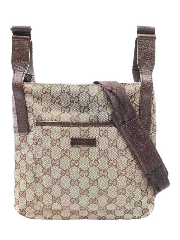 Gucci 2000s Gg Canvas Shoulder Bag - Neutrals